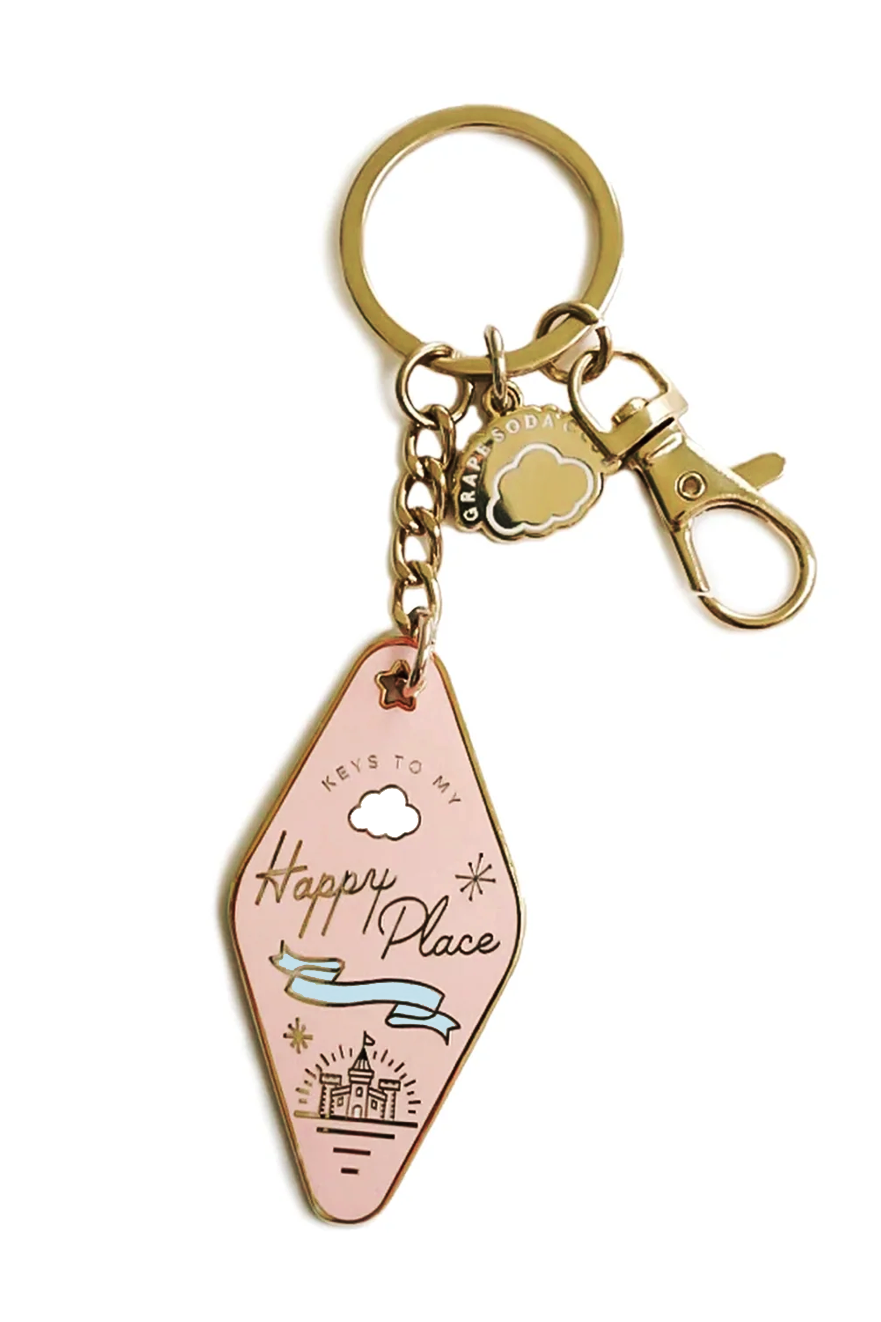 Happy Place Motel Keychain – GrapeSodaClub