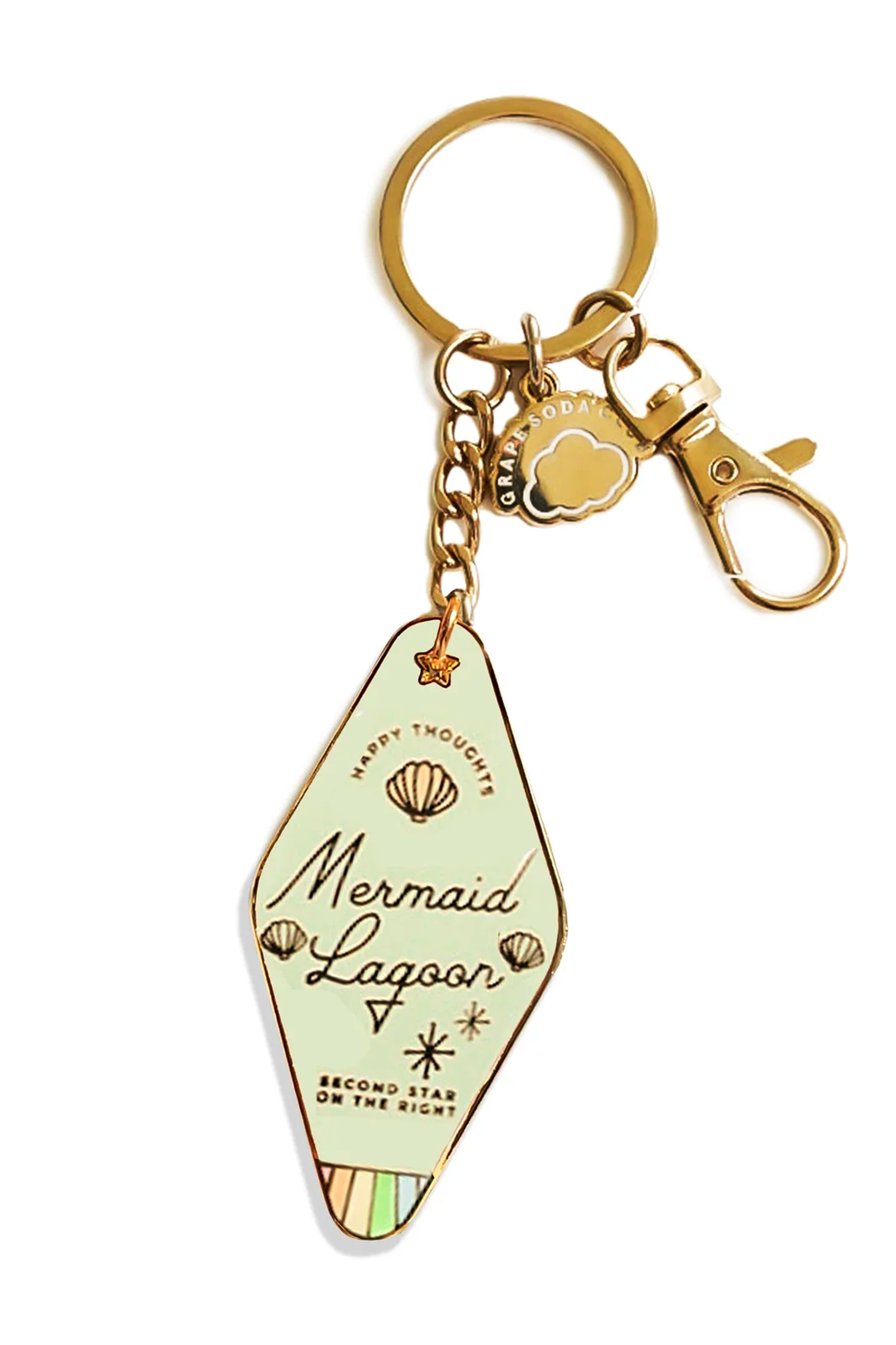 Mermaid Lagoon Neverland Motel Keychain – GrapeSodaClub