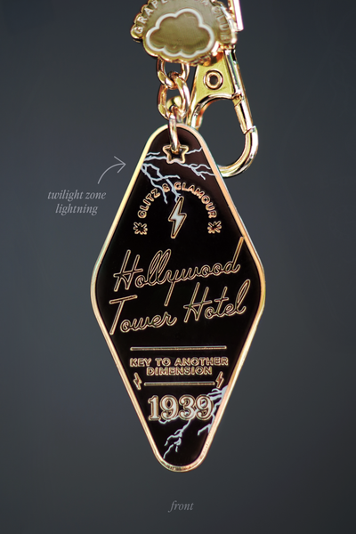 Hollywood Tower Twilight Motel Keychain – GrapeSodaClub