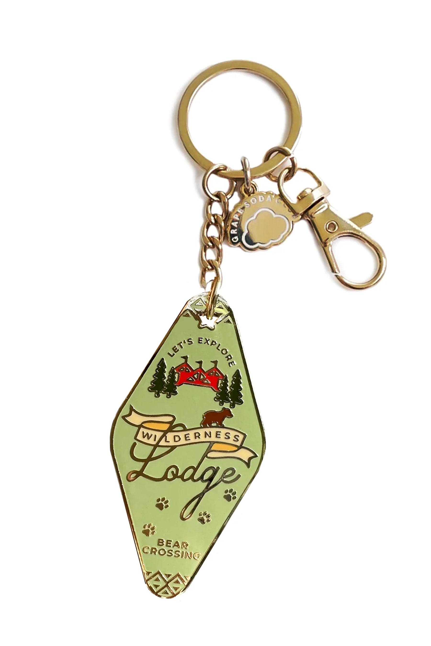 Wilderness Lodge Motel Keychain – GrapeSodaClub